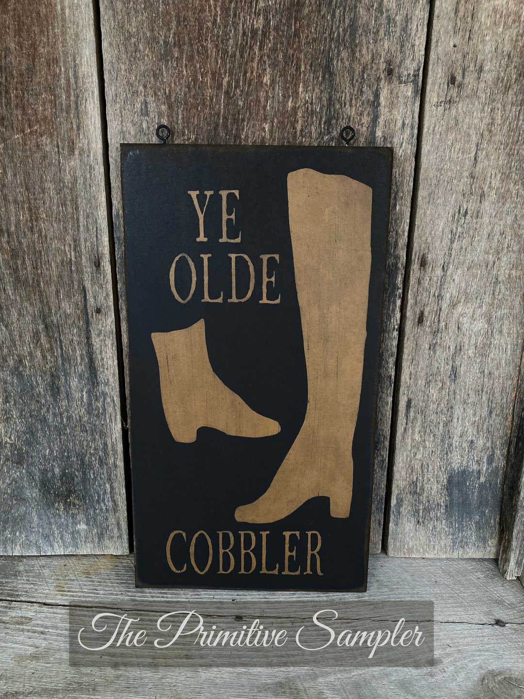 Ye Olde Cobbler Sign, 12x22, Trade Sign - Etsy