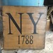State Sign State Joined Union Colonial Decor Early American - Etsy