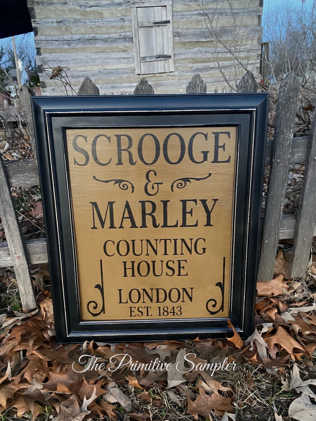 Scrooge and Marley Sign (unframed) - Etsy