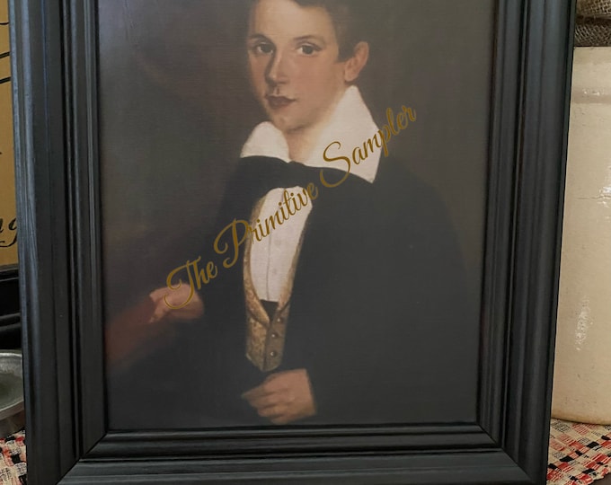 Colonial Boy Canvas Print Framed Canvas Print Colonial Decor - Etsy