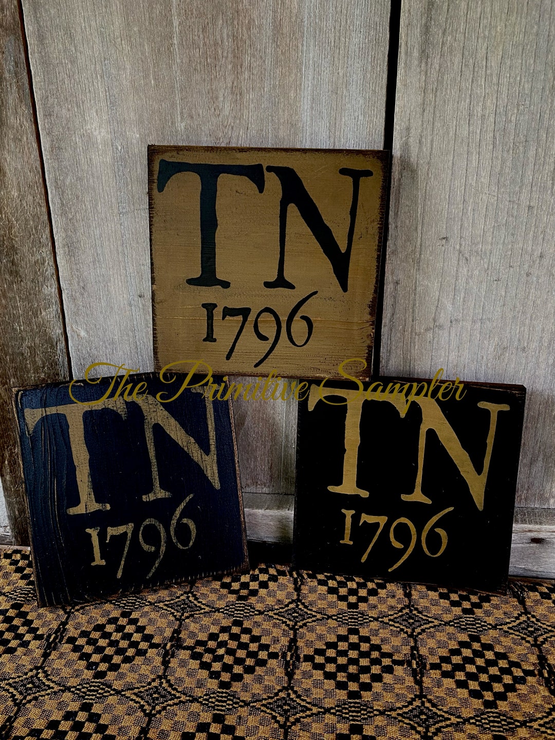 State Sign State Joined Union Colonial Decor Early American - Etsy