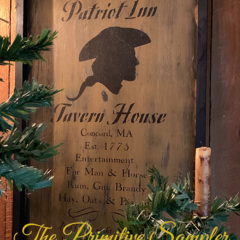 Colonial Tavern Sign - Etsy