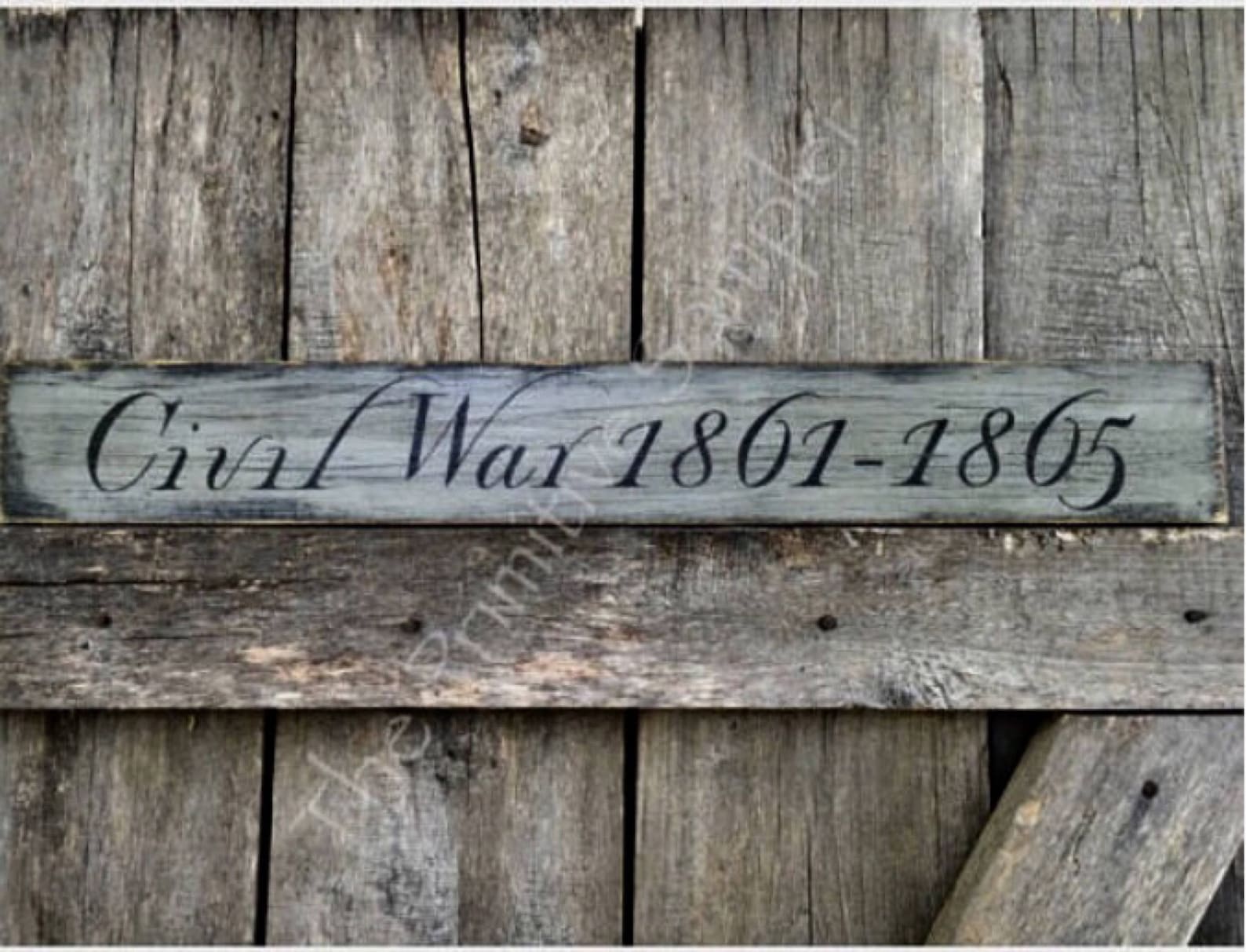 Civil War Sign4x24 War Between the States North and South | Etsy