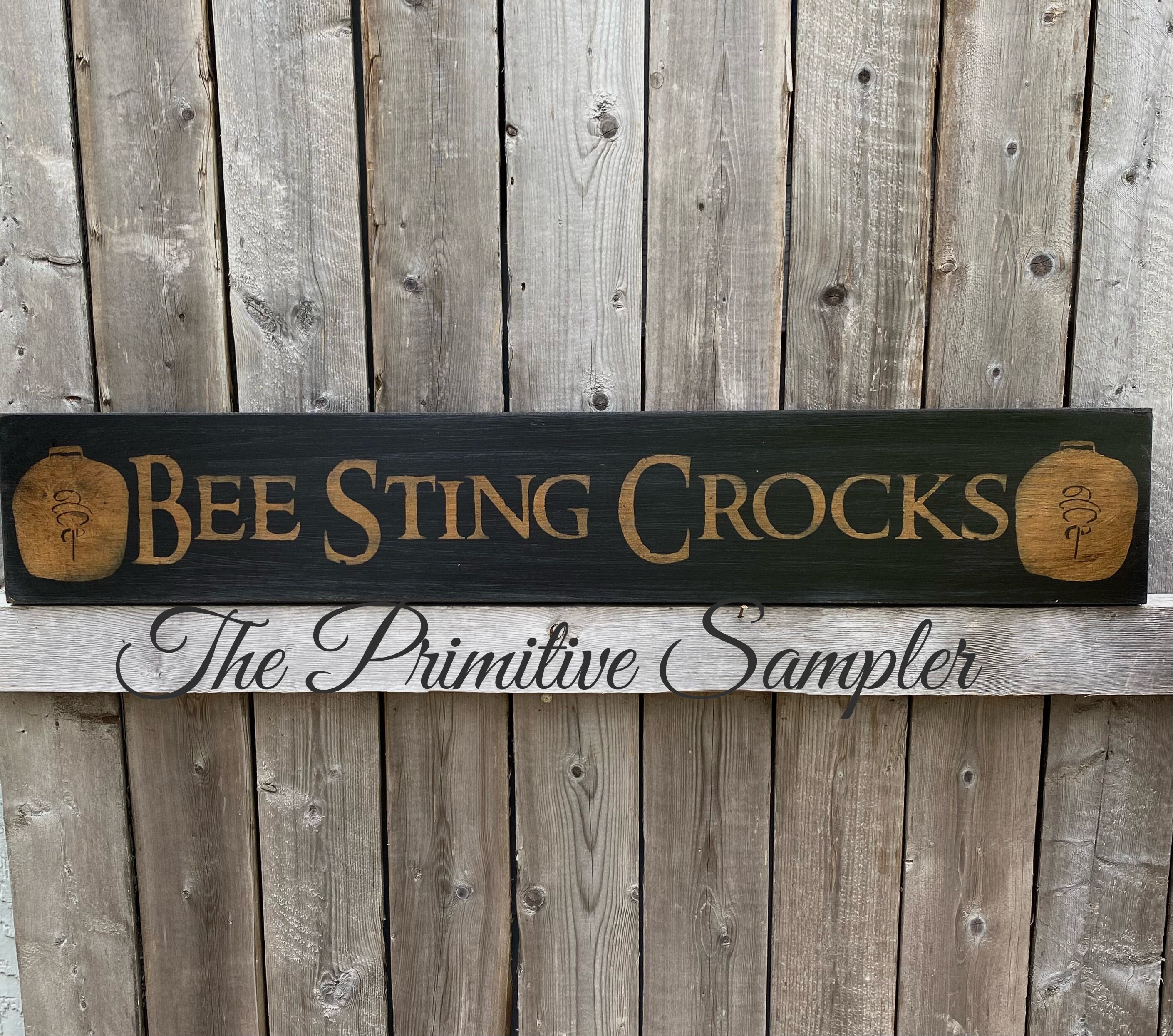 Bee Sting Crock Sign - Etsy
