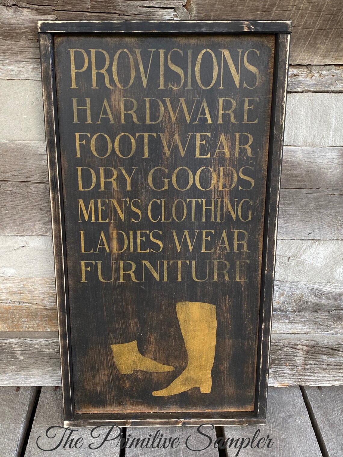 Provisions Trade Sign 16x26 Trade Sign | Etsy