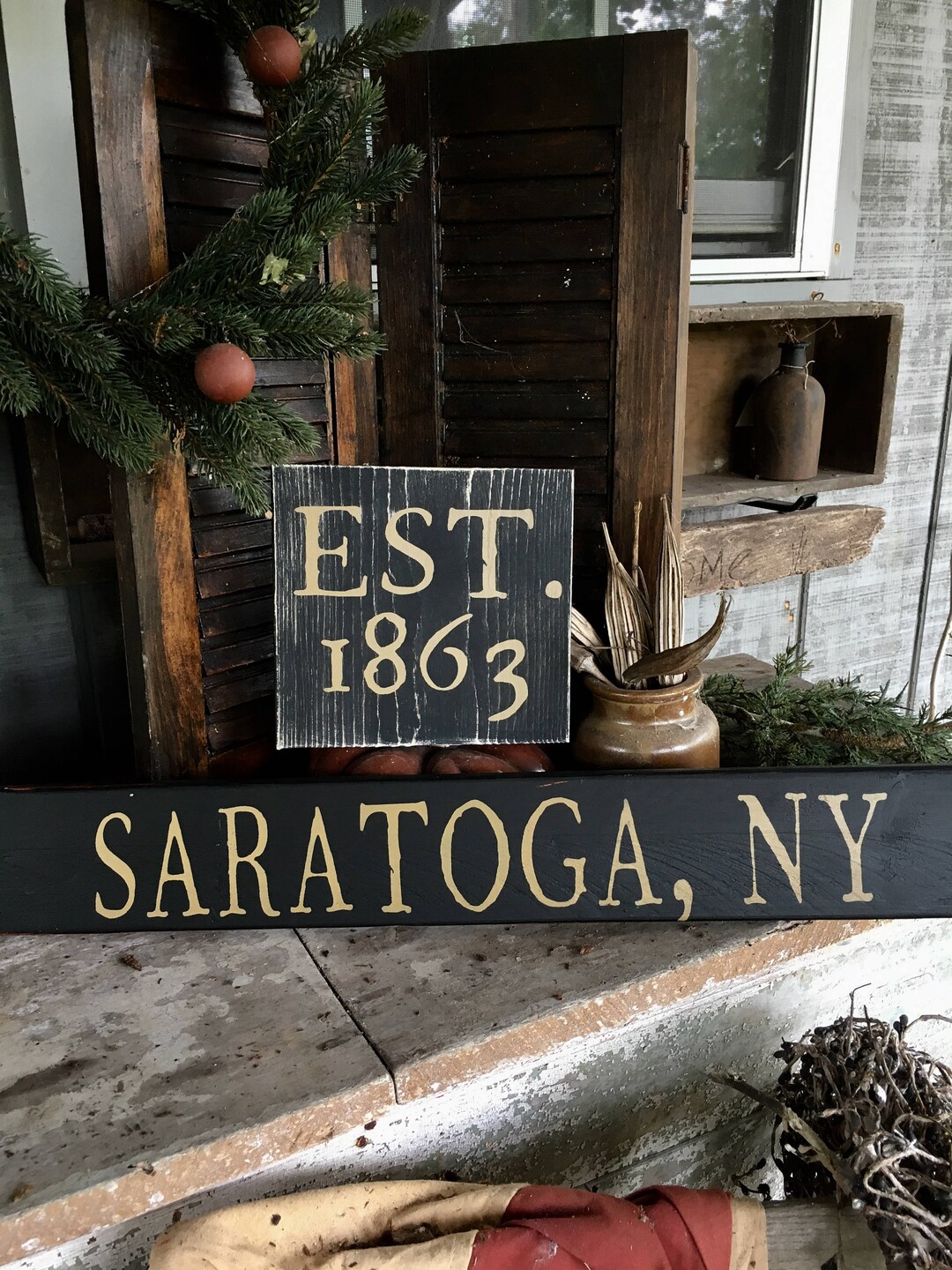 Est Year, Mini Est Sign, Established Sign, Nursery Sign, Established ...