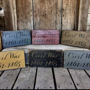 Civil War Sign, Civil War, North and South, War Between the States - Etsy