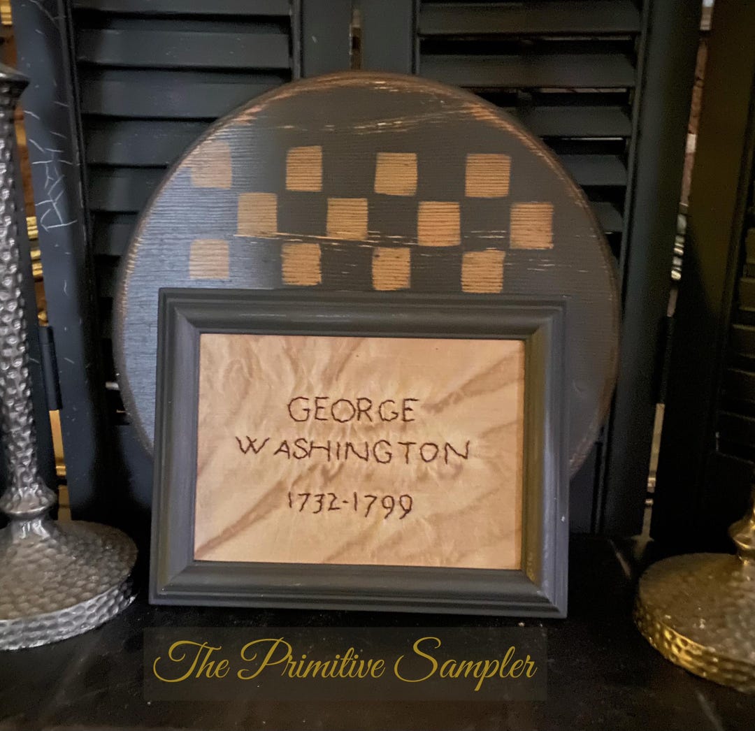 George Washington Sampler, George Washington Signature Stitchery ...