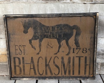 Blacksmith Sign - Etsy