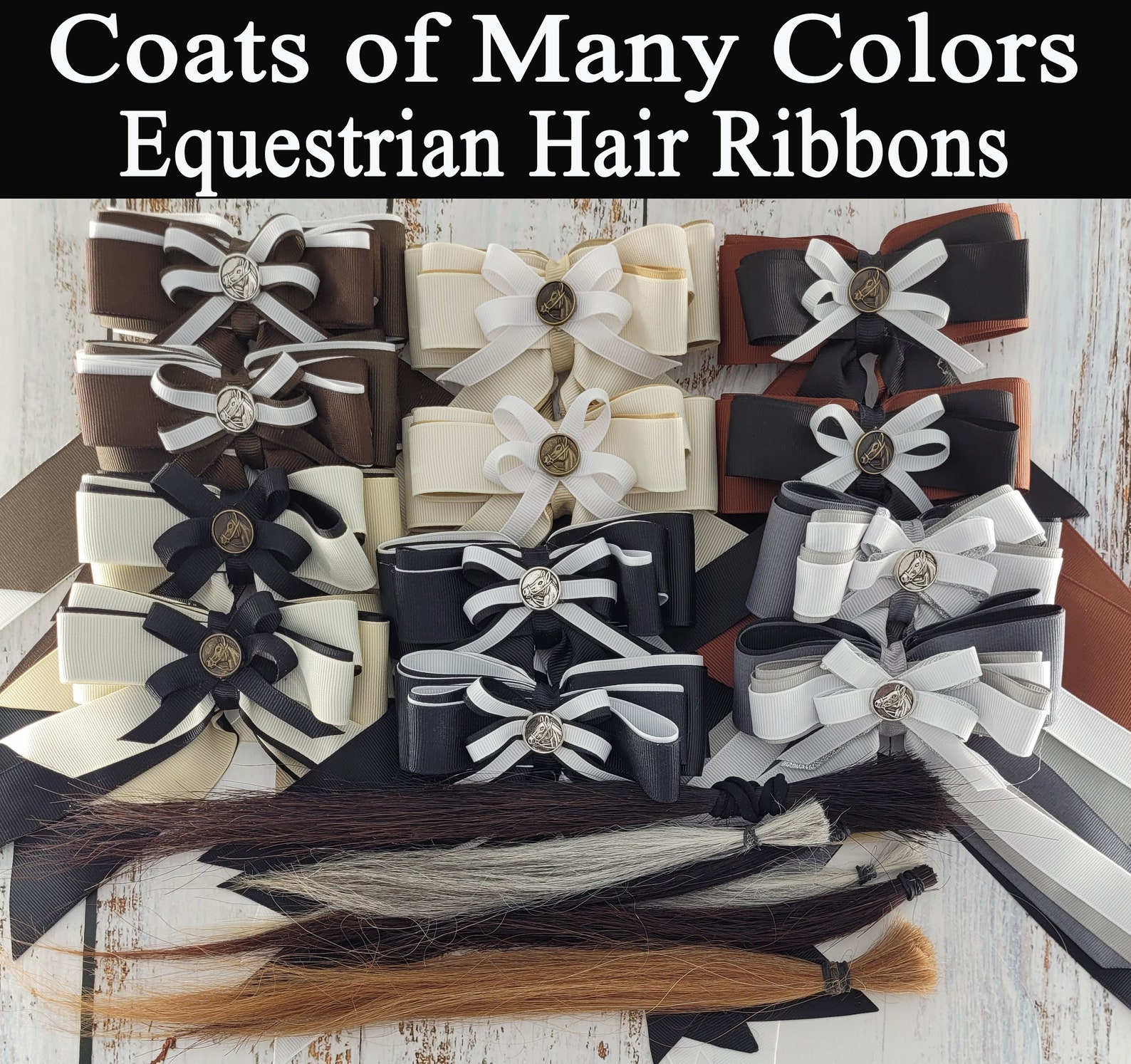 Buckskin Coats of Many Colors Hair Ribbons for Girls - Etsy