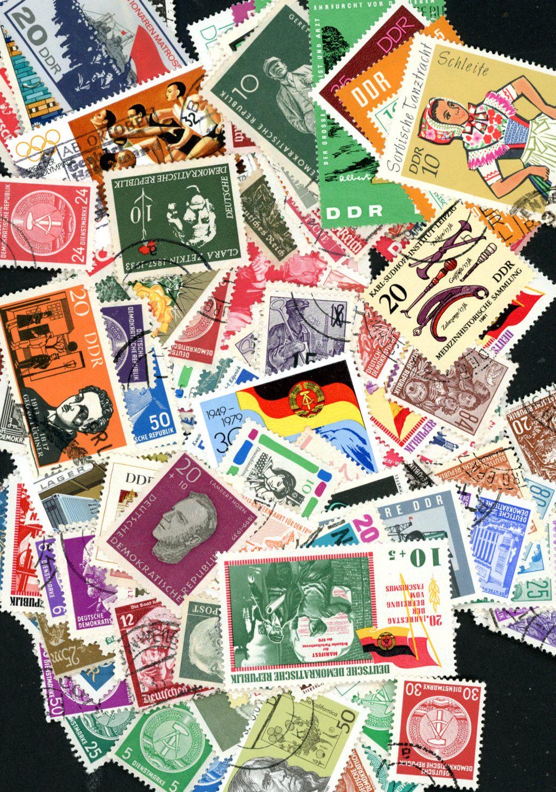 Germany (DDR) Postage Stamps - A Collection of Vintage Postage Stamps ...