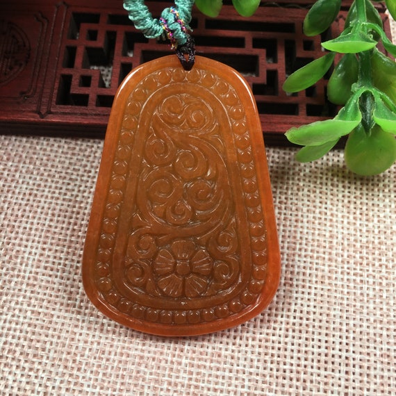 Free Shipping-natural AAA Jade Jadeite Large rune - Etsy