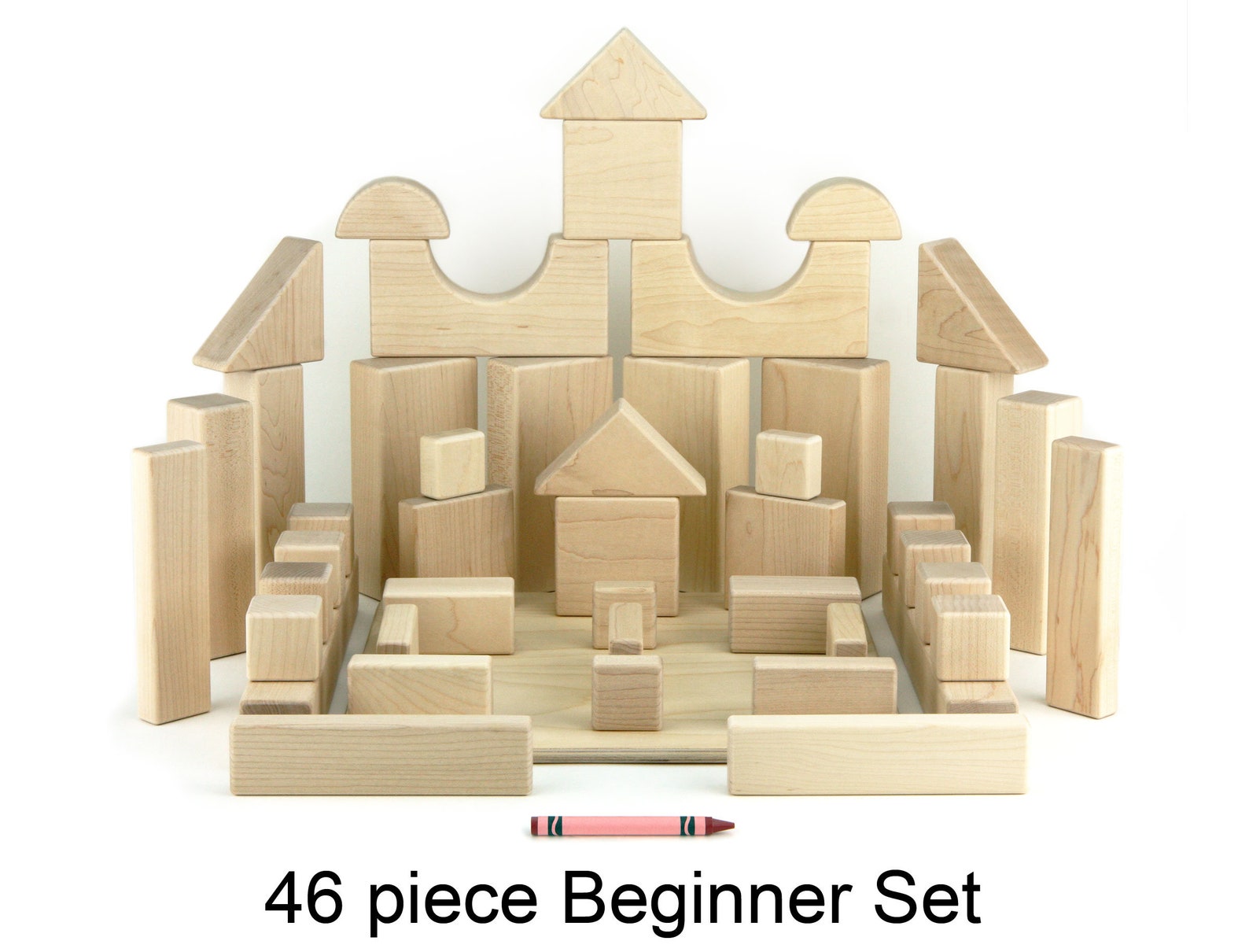 Natural Wood Building Blocks Solid Maple Blocks Set for Kids - Etsy