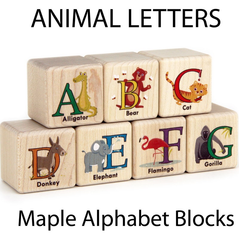 Wood Baby Blocks to Color - Etsy
