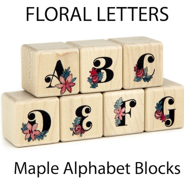 Wood Block Flower - Etsy