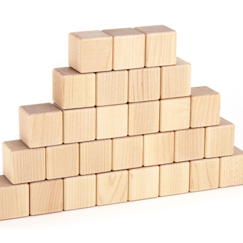 Wooden Baby Blocks - Etsy
