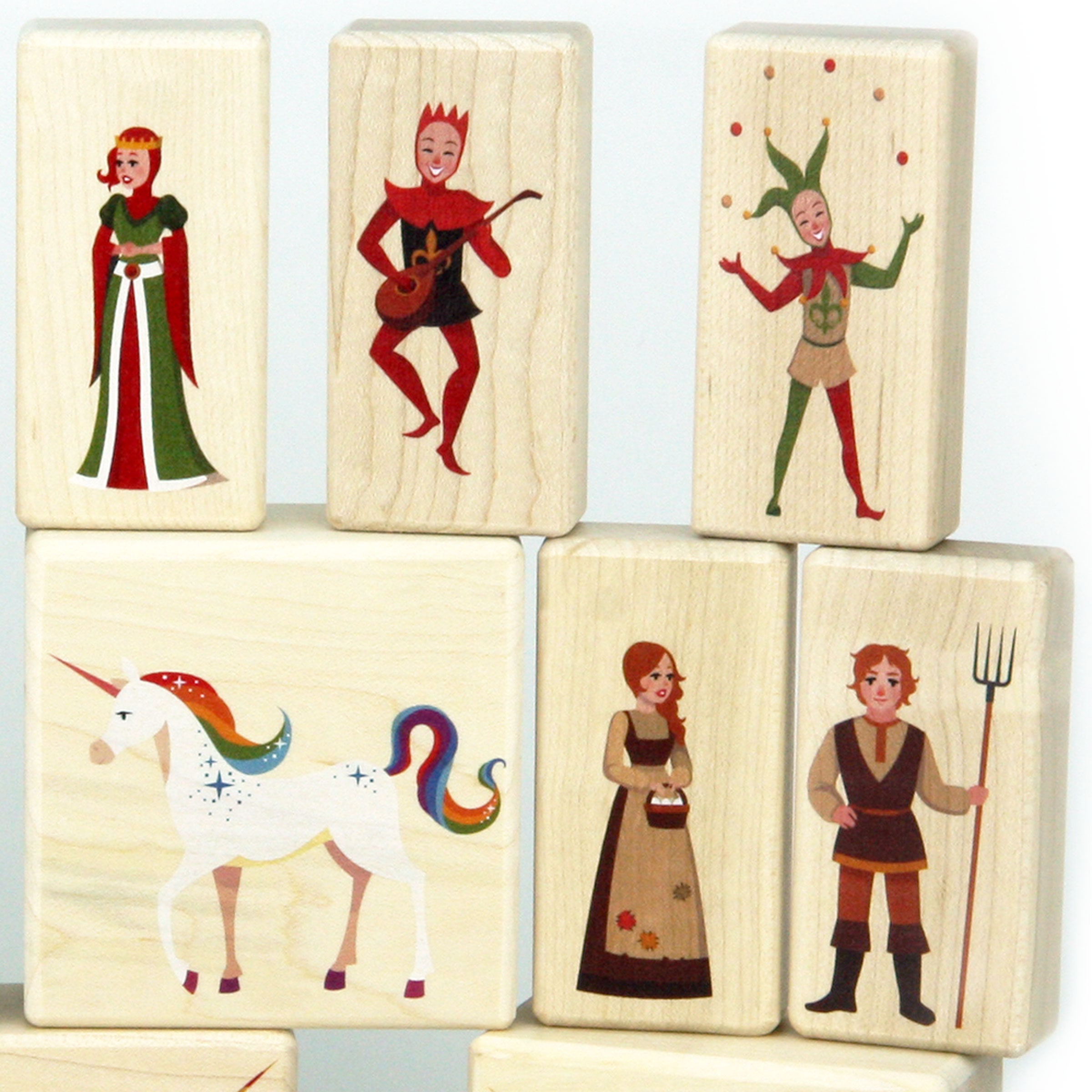 Fairytale Friends Building Blocks Solid Maple Blocks Kids - Etsy.de