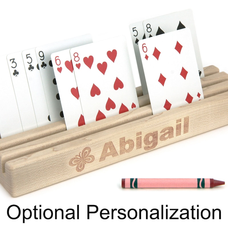 Wooden Card Holder - Etsy