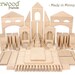 Solid Maple Wooden Building Blocks for Kids, Premium Preschool ...