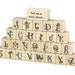 27 Pc Picture Letters Maple Alphabet Blocks | Colorful Wooden Picture ...