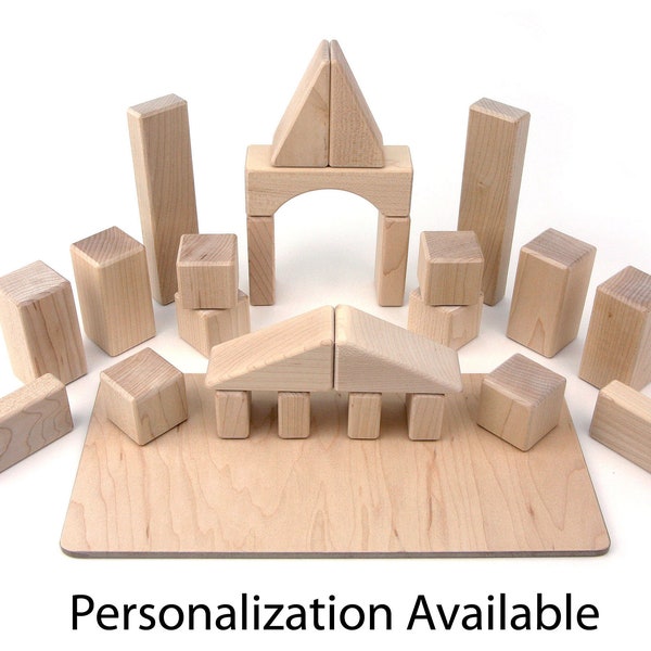 Wooden Toy Baby Blocks - Etsy