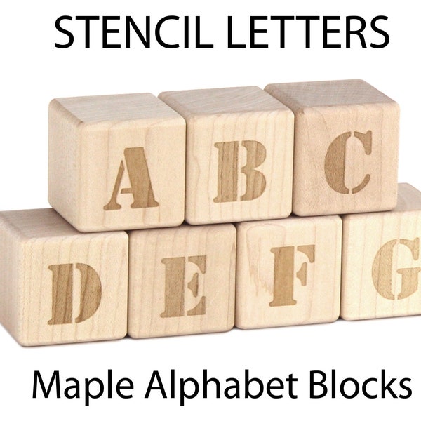Letter Blocks - Etsy