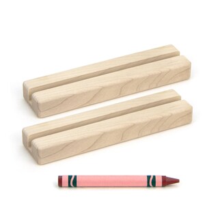 2-pack Maple Flash Card Holder - Sanded Silky Smooth! | 5.5" Solid ...