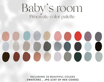 Baby Green Color Palette - Etsy