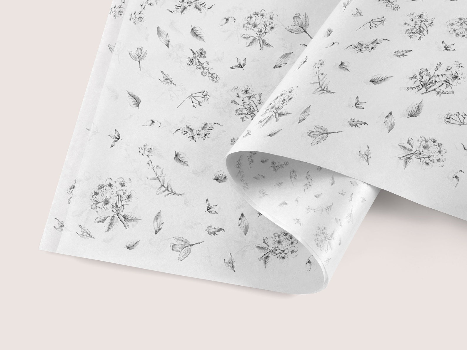 Tissue Paper Design Download and Sticker Branded Tissue Paper - Etsy Canada