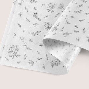 Tissue Paper Design Download and Sticker Branded Tissue Paper - Etsy Canada