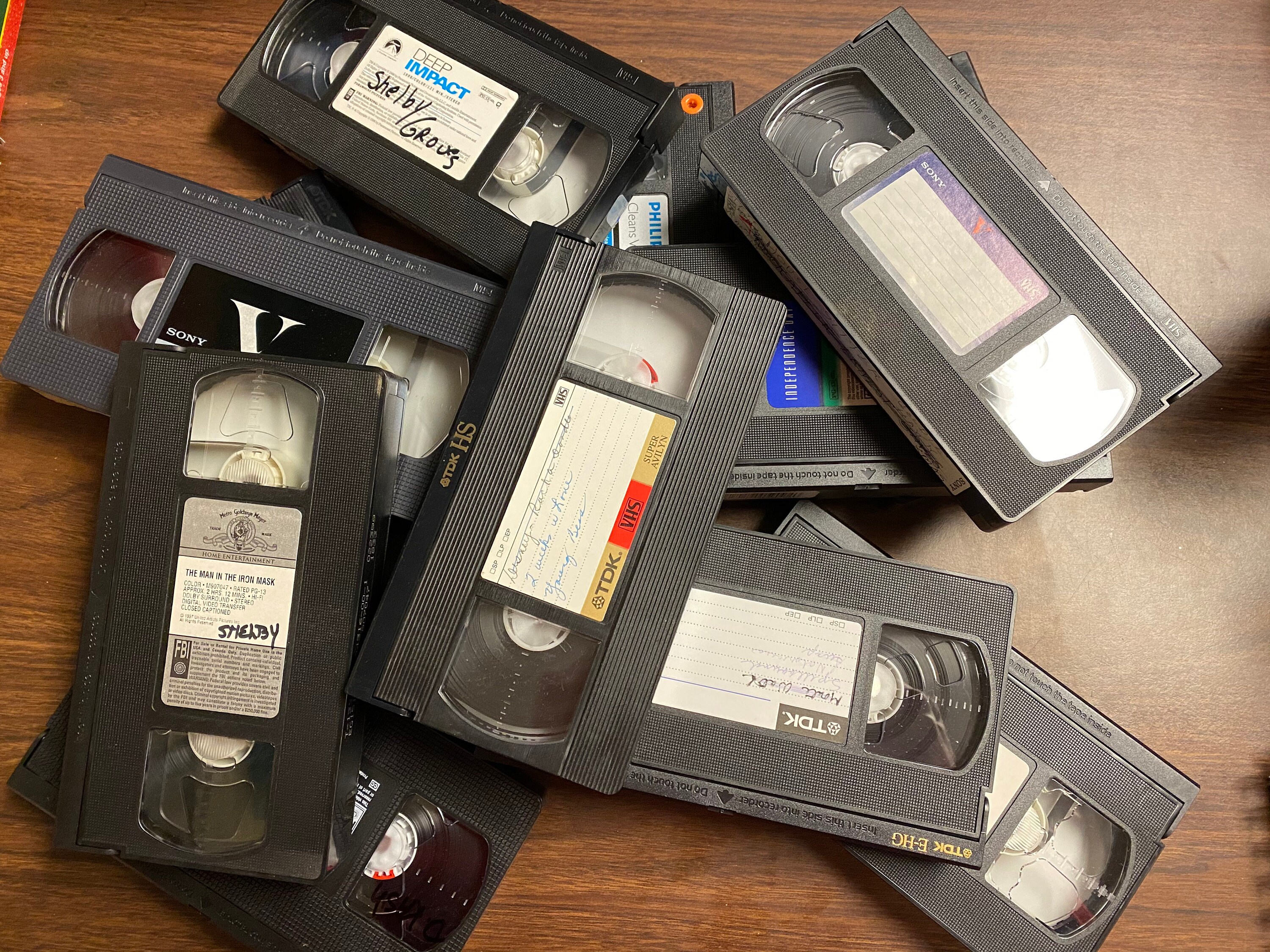 Cintas VHS Lote de 14 Para manualidades o decoración Caja | Etsy