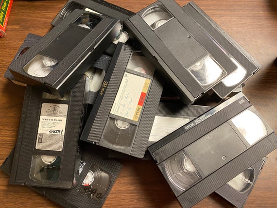 VHS Tapes Lot of 15 For crafts or decorating Mixed box | Etsy