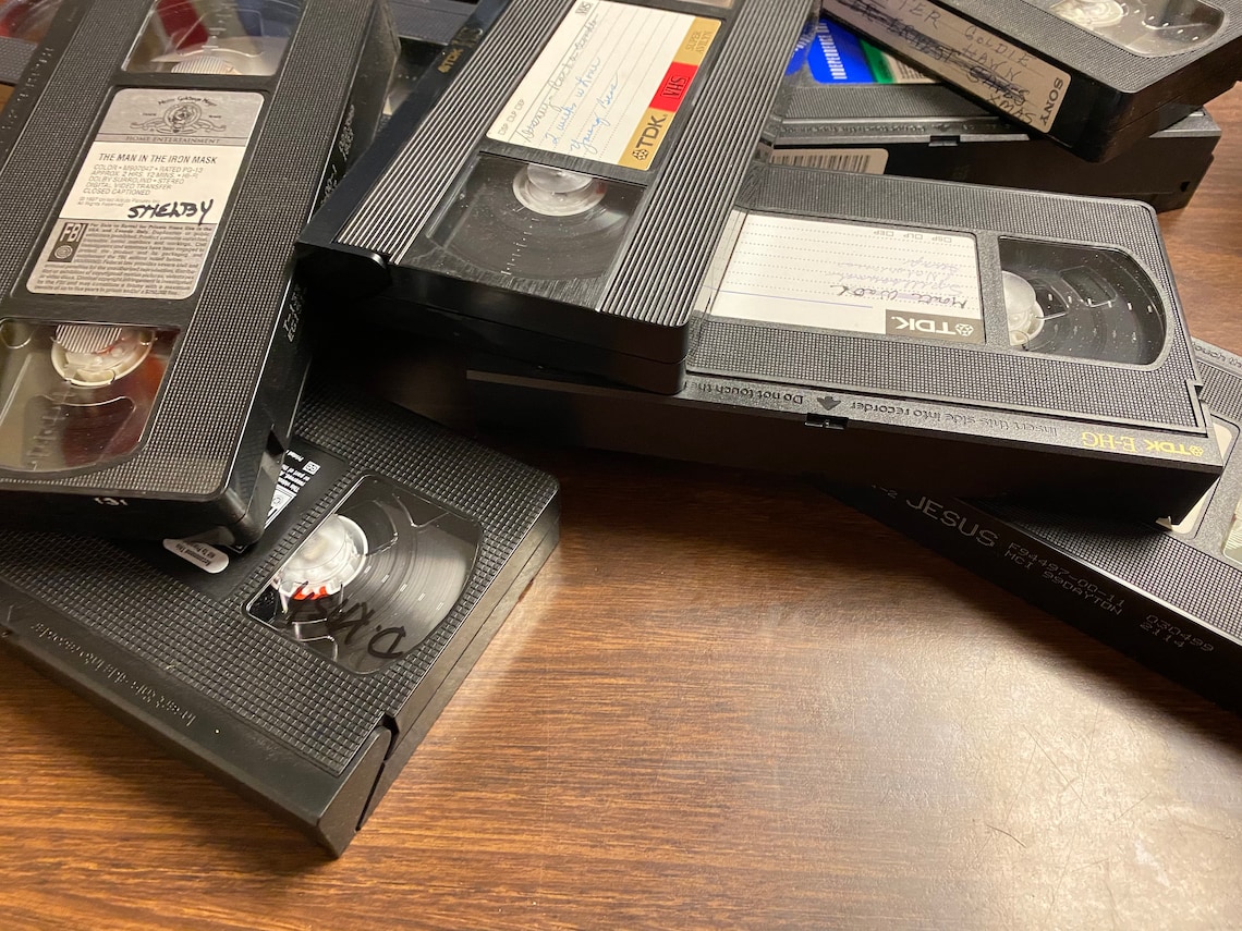 VHS Tapes lot of 14 for Crafts or Decorating Mixed Box - Etsy