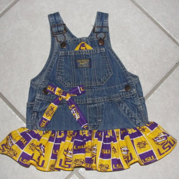 Lsu Baby Dress - Etsy