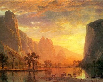 The Last of the Buffalo by Albert Bierstadt 18x24 Print Showing Artist ...