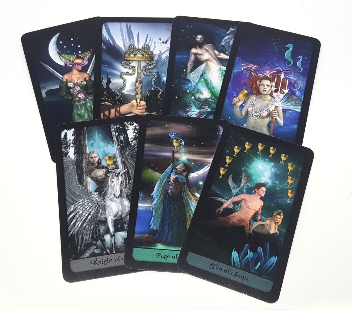 Fantasy TAROT CARD DECK Oracle Card Game Prediction Playing - Etsy
