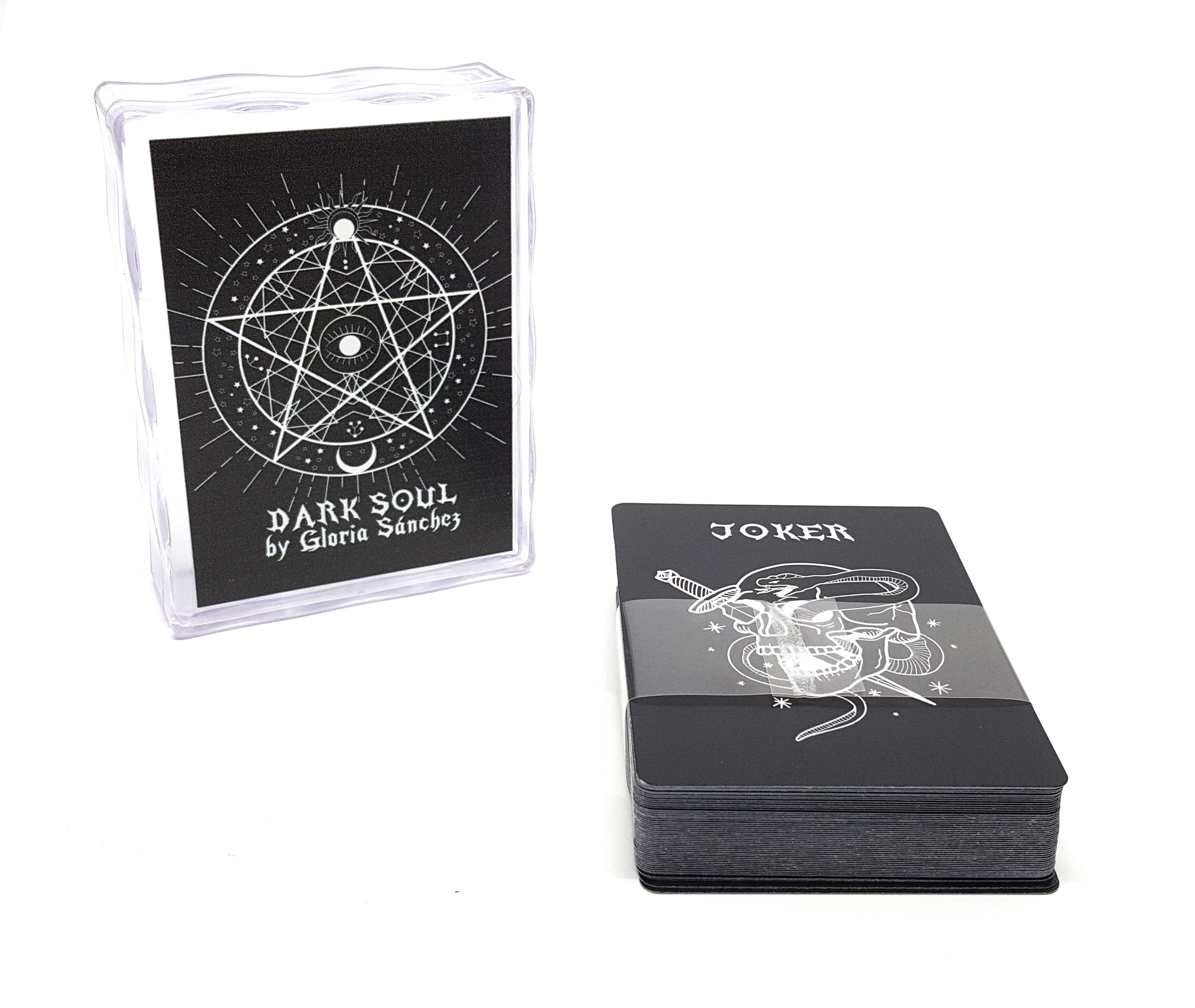 Gothic Black and White POKER CARD DECK, Card Game, Collectible Cards ...