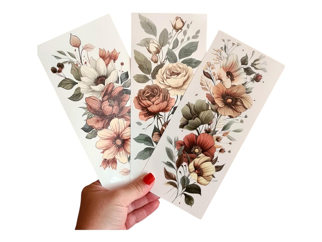 Boho Floral Temporary Tattoos (18cm/20cm Long X 8/9 Cm), Long Whimsical ...