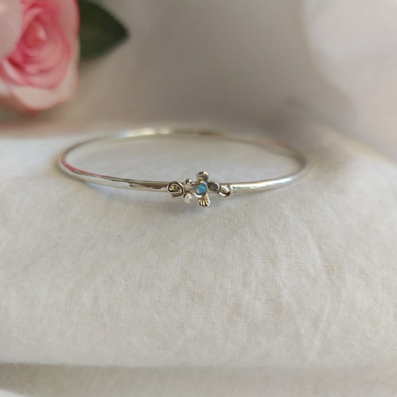 Flower Bangle - Etsy
