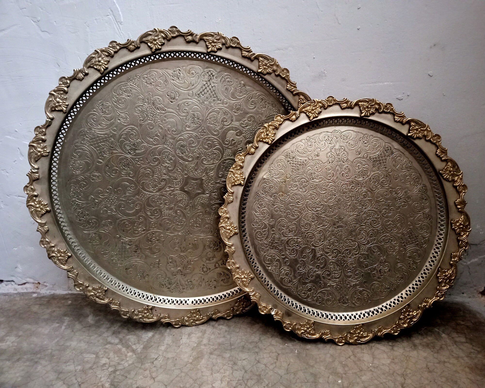 Coffee Table Silver Tray - Etsy