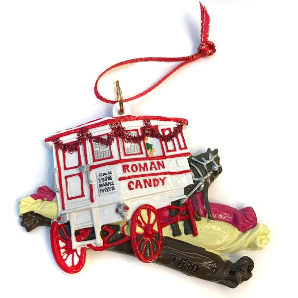 Roman Candy Cart Ornament - Etsy