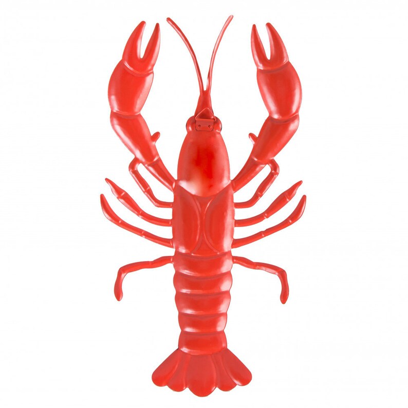 14 LARGE Metal Crawfish/lobster Sign: Red Seafood Boil - Etsy