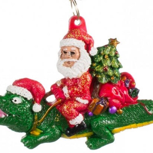 Gator Christmas Tree Christmas Louisiana Gator Alligator - Etsy