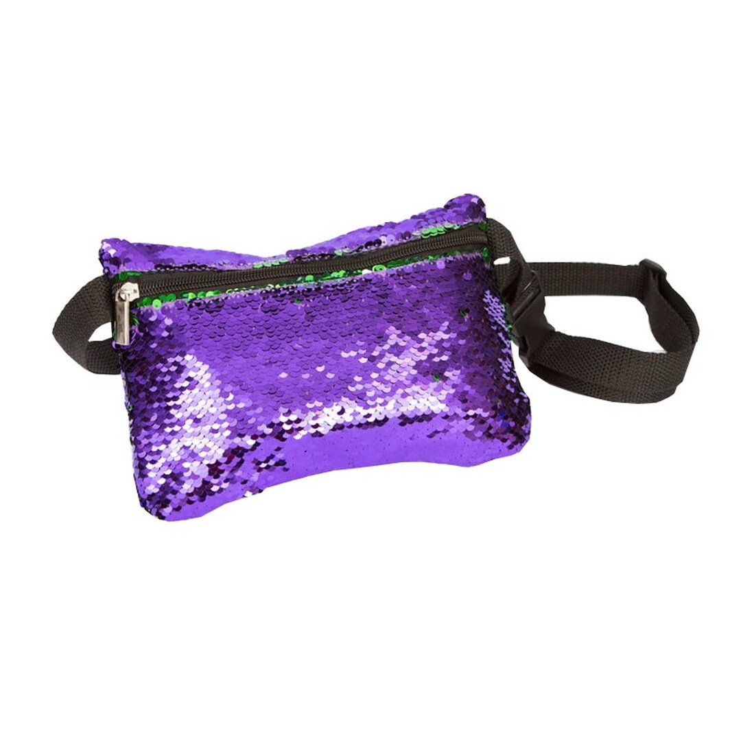 Mardi Gras Sequin Fanny Pack New Orleans NOLA Purple Green - Etsy