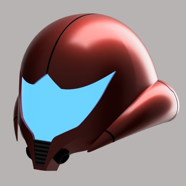 Metroid Fusion Helmet 3d Model V2 - Etsy