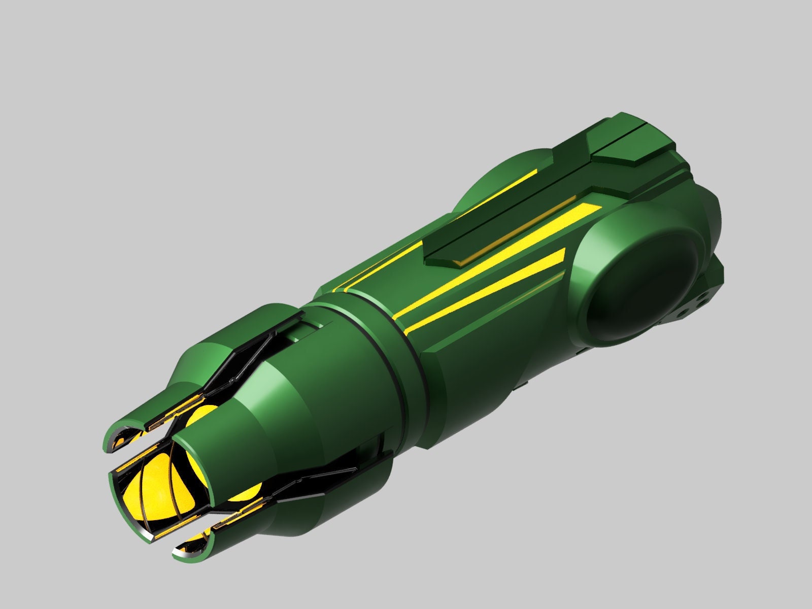 Metroid Prime 2/3 Arm Cannon With Missile Mode built In, No Pipe as a Base - Etsy