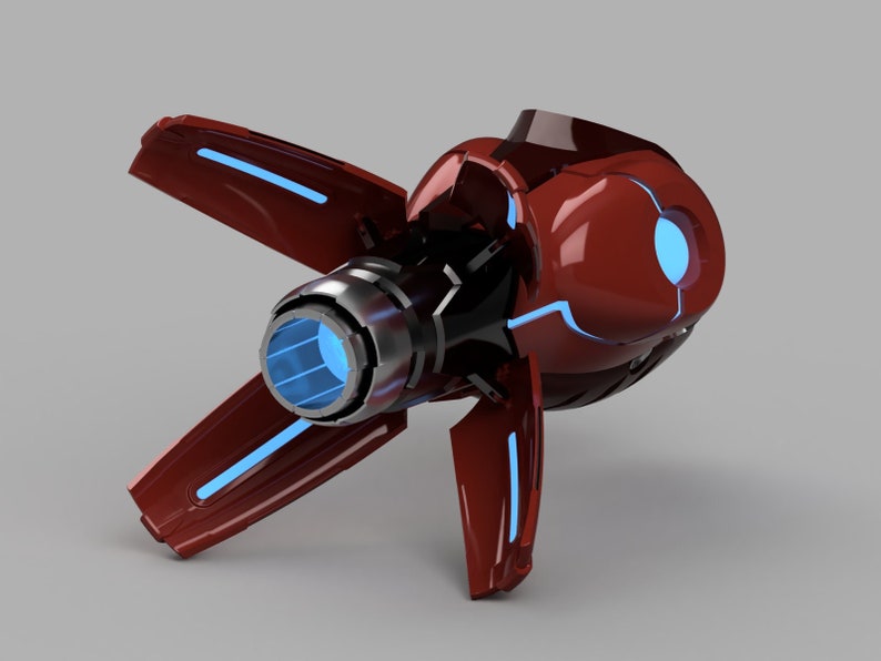 Metroid Dread Samus Aran's Omega Arm Cannon With Firing Action 3D Model ...