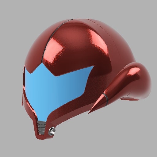 Metroid Fusion Helmet 3d Model - Etsy
