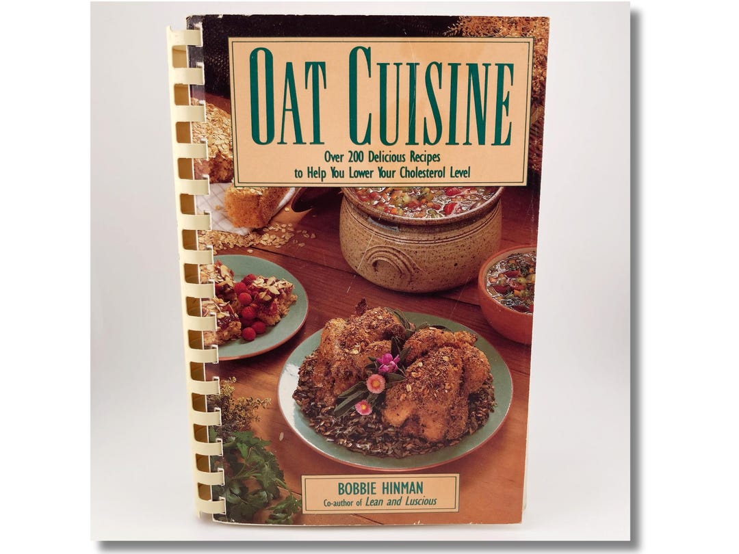Vintage Oat Cuisine Cookbook by Bobbie Hinman ~ 1980s Retro Oats Grains ...