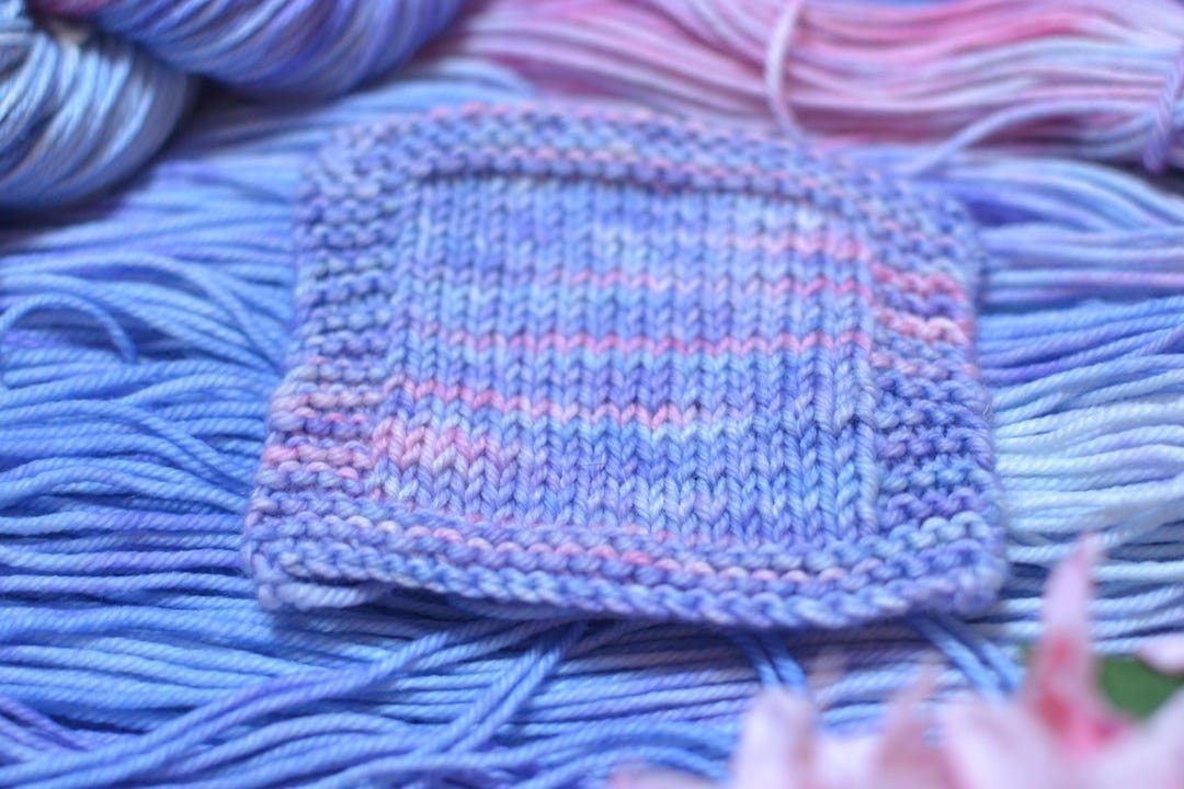 Bluebell Hand Dyed Light Purple Yarn Superwash Fine Merino DK and ...